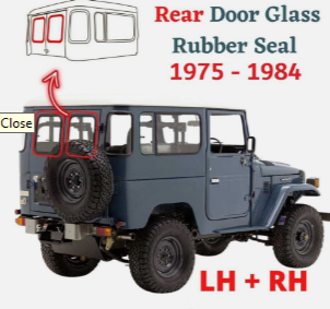 Toyota Land Cruiser FJ40 Tailgate Glass Rubber SET. – Land Cruiser Parts