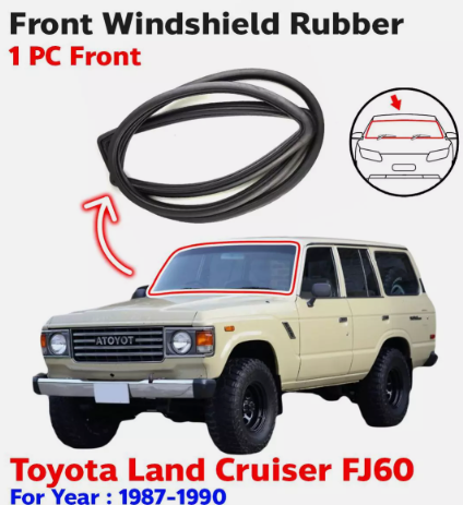 Toyota Land Cruiser 60 Series Windscreen Rubber. – Land Cruiser Parts