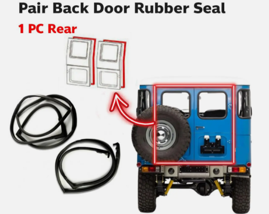 Toyota Land Cruiser FJ40 Tailgate Door Rubber Set of 2. – Land Cruiser ...