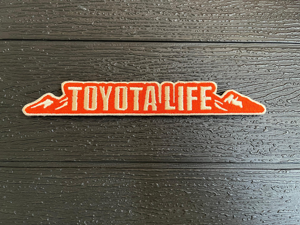 Land Cruiser Velcro Patch Toyota Life Orange – Land Cruiser Parts