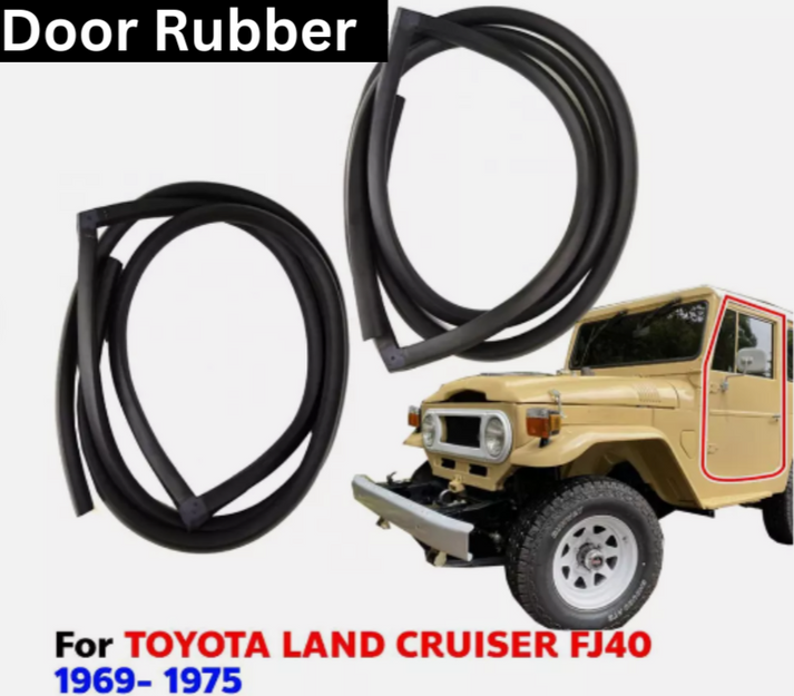 Toyota Land Cruiser FJ40/45 Door Rubber RH Pre74's. – Land Cruiser Parts